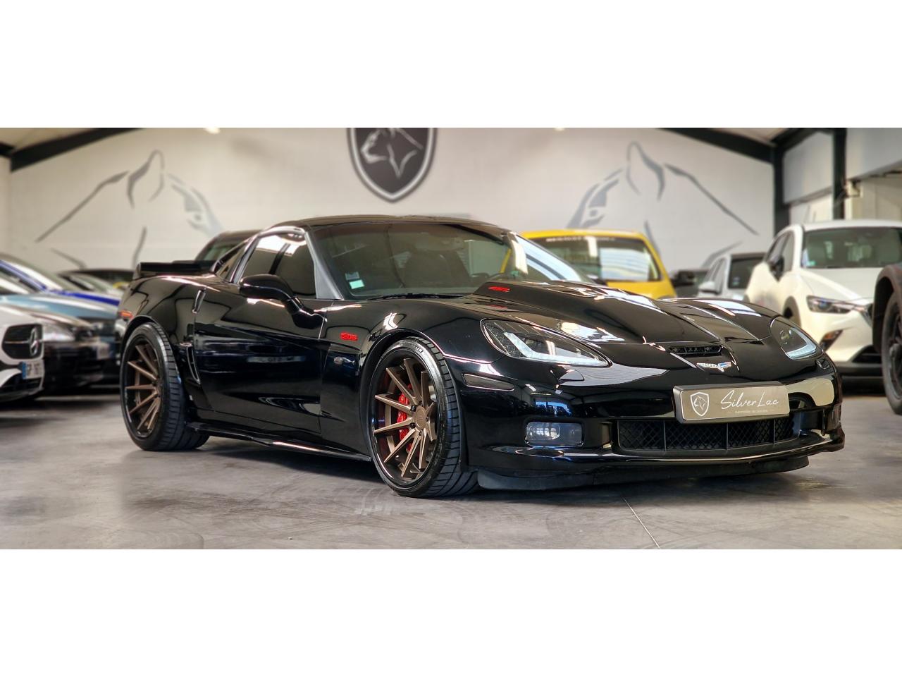 SILVER LAC - CHEVROLET-CORVETTE-C6 Z06 LS7 V8 7.0 512 / CARTE GRISE ...